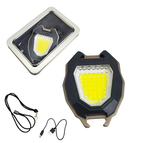 Аккумуляторный фонарик медаль BL K44 фонарь брелок светодиодный с usb зарядкой магнитом в ...