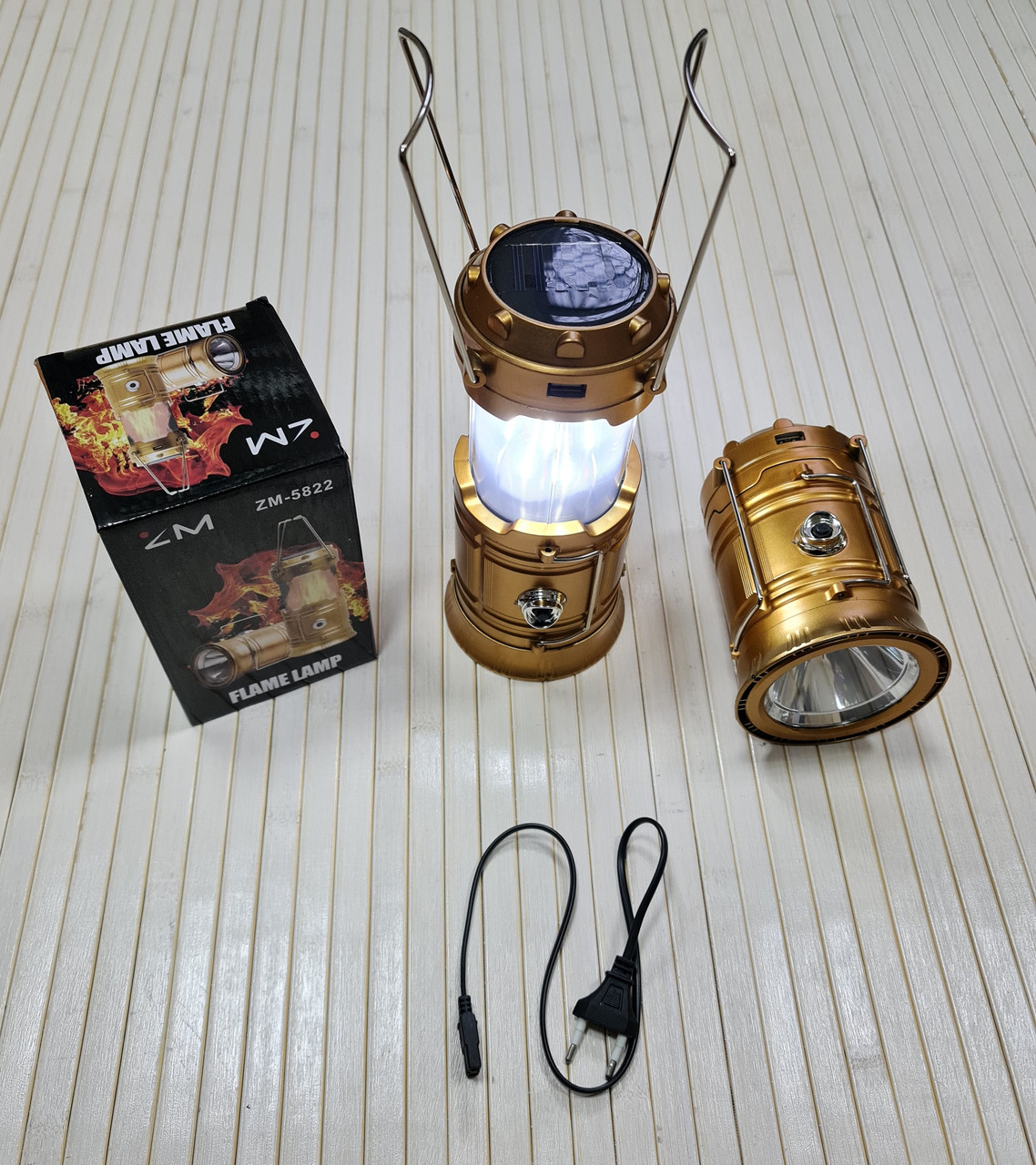 ЛЕД лампа ліхтар акумуляторний сонячна батарея й на батарейках ціна 880 грн — Prom Ua Id