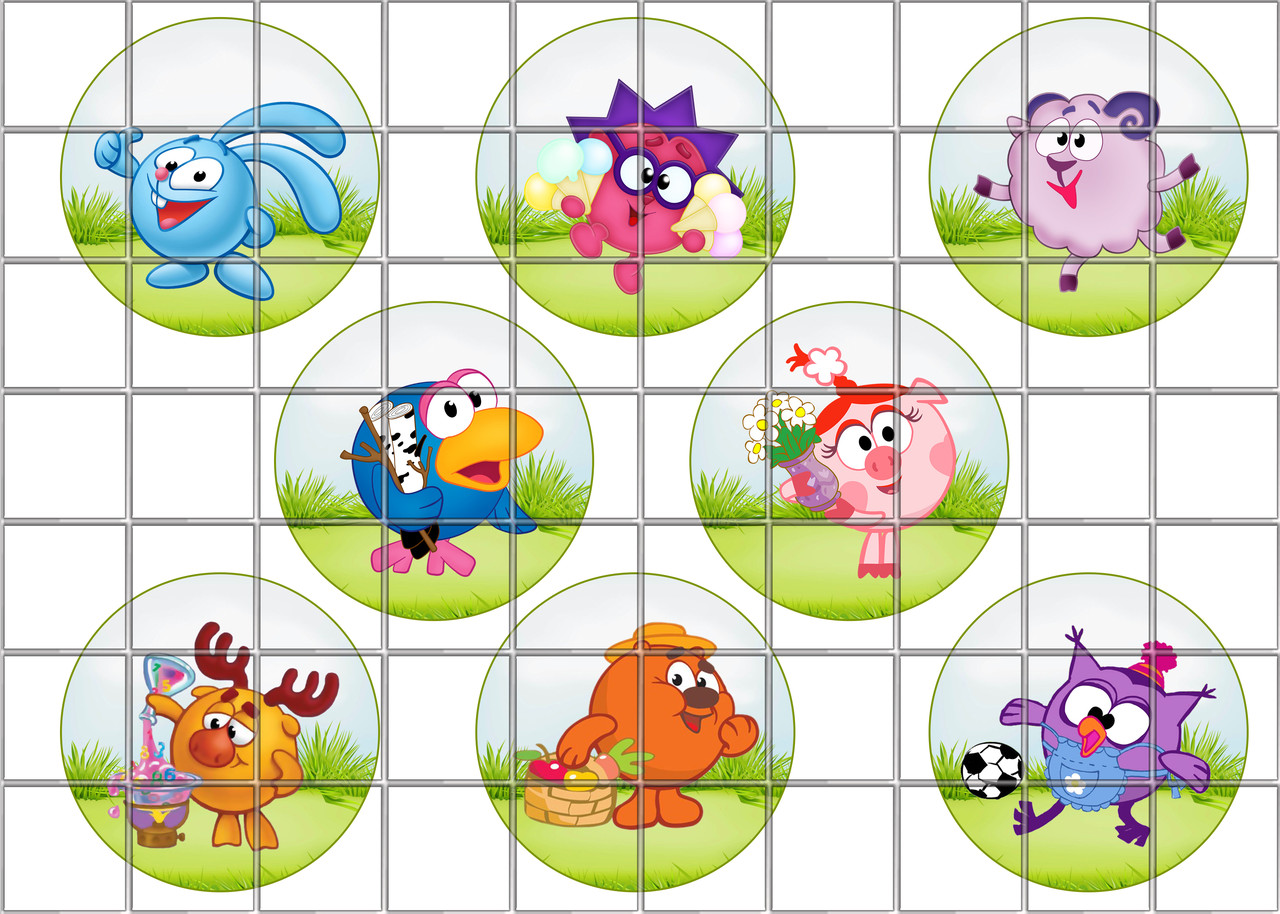 Картинка на Торт - Смешарики, Малышарики Сахарная — Купить Недорого на ...