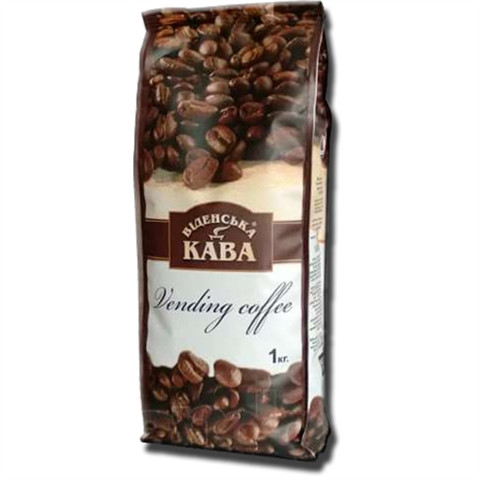 Кофе в зернах Віденська кава Vending coffee 1000г: продажа, цена в ...