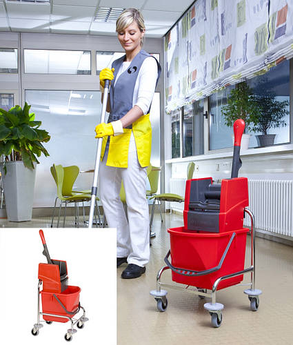 Купити Візок для прибирання Vermop Mistral 1 x 17 л, хром, ціна - Prom ...