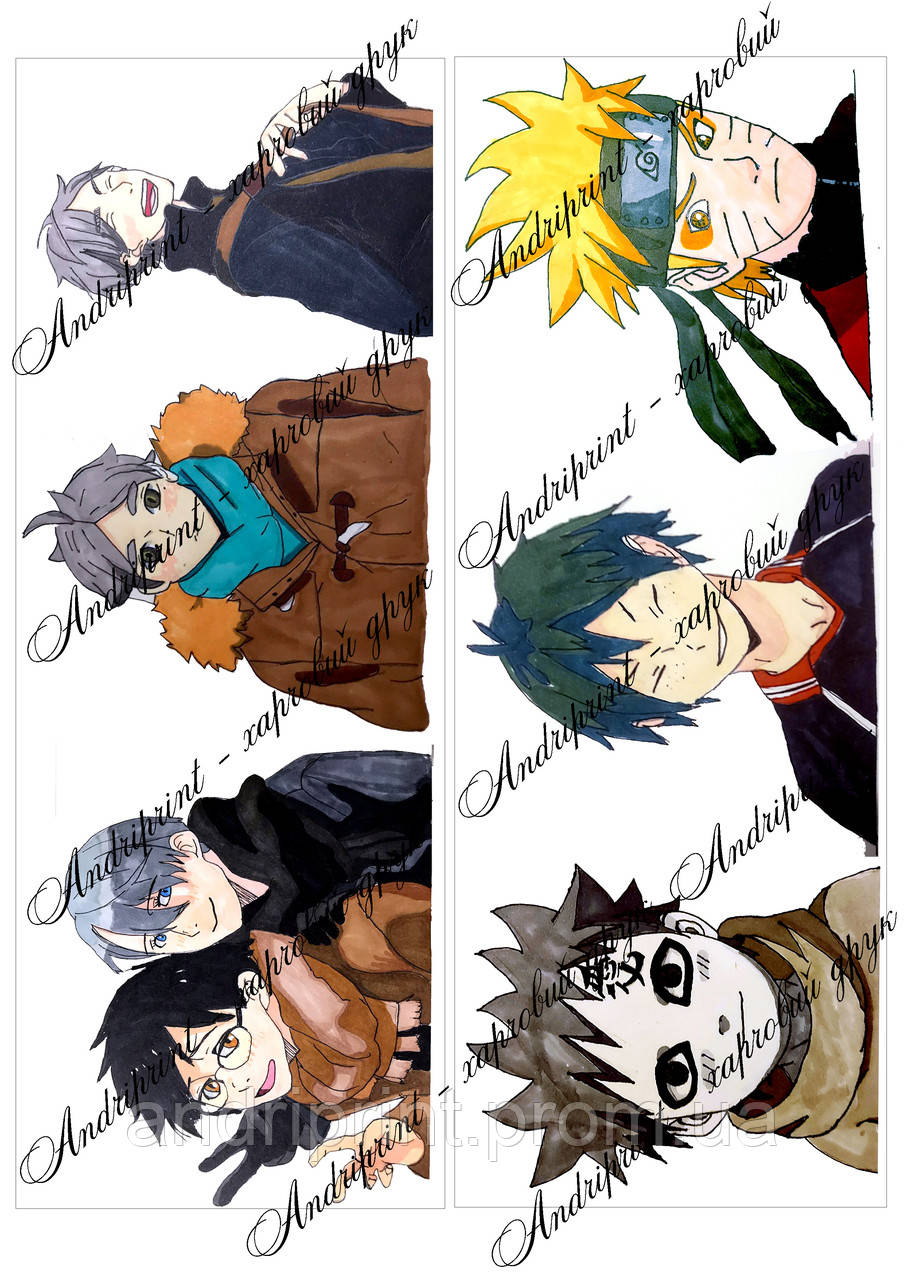 Съедобная Картинка Аниме Сахарная и Вафельная Картинка А4 — Купить Недорого на Bigl Ua