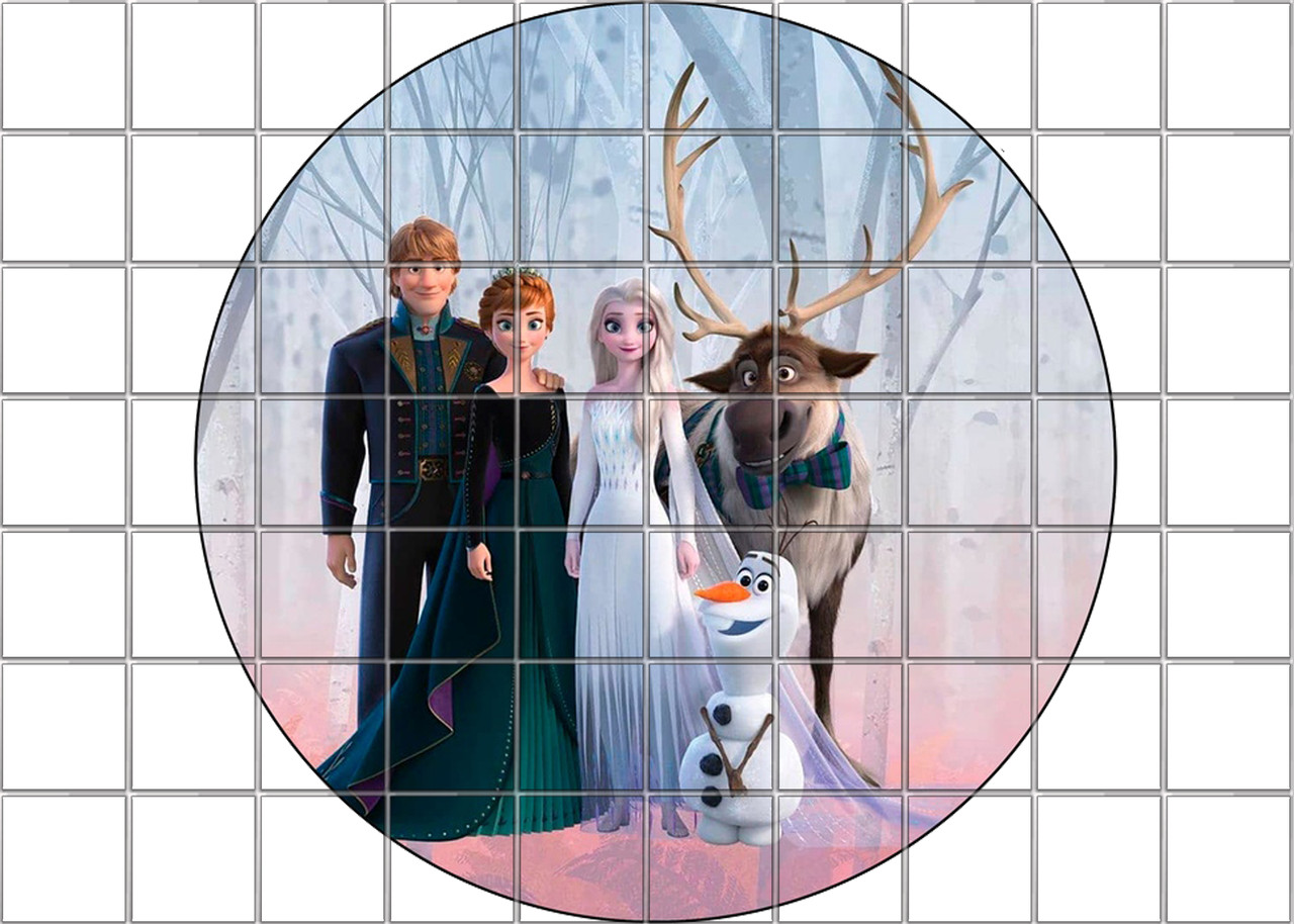 Картинка на Торт - Холодное Сердце, Олаф, Анна и Эльза — Купить ...