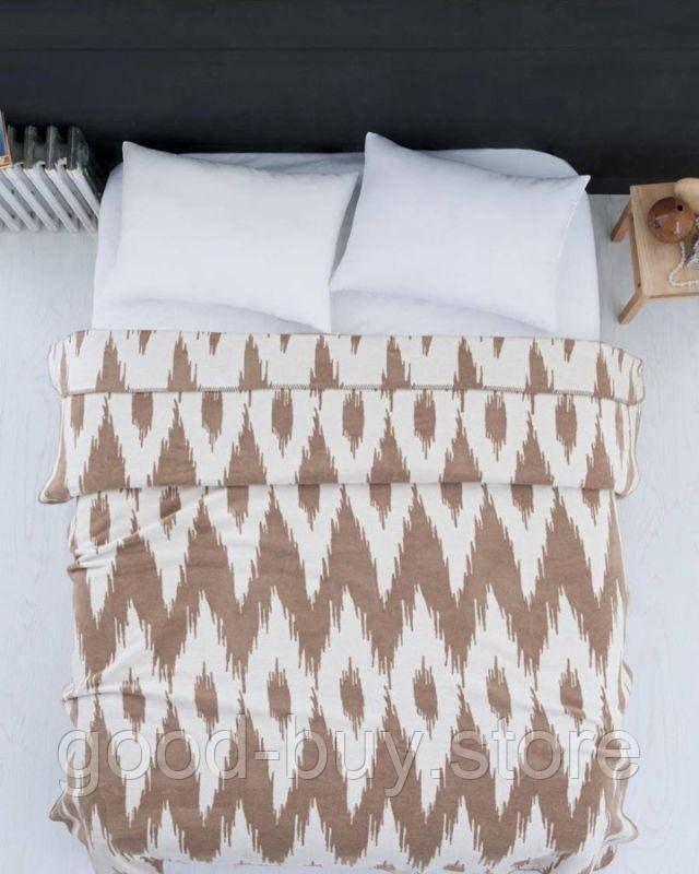 Плед Eye Bej хлопковый 200х220 Турция (ID#1726710024), цена: 1317.20 ...