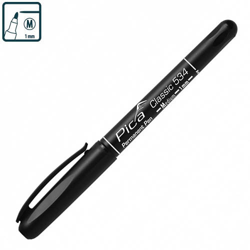 Купить Маркер PICA (пика) Classic Permanent Pen MEDIUM перманентный ...