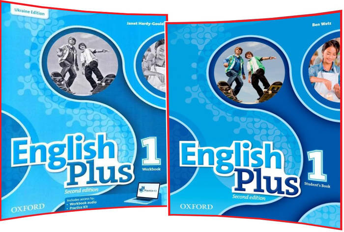 English Plus 1. Student's+Workbook. Комплект книг з англійської мови ...