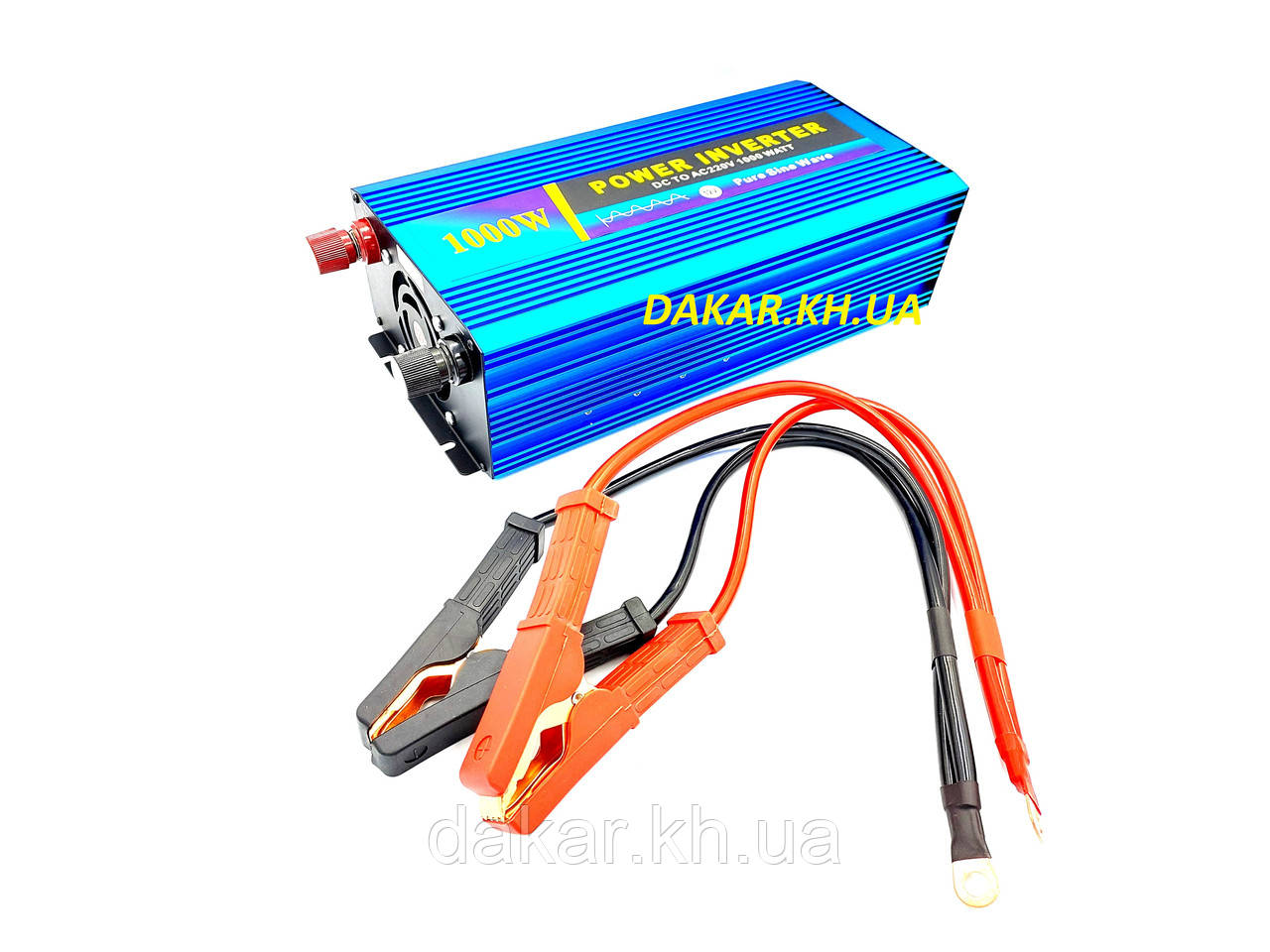 Преобразователь напряжения 12V- 220V Esozur 1000W прямая синусоида 12В - 220В 1000Вт (ID ...