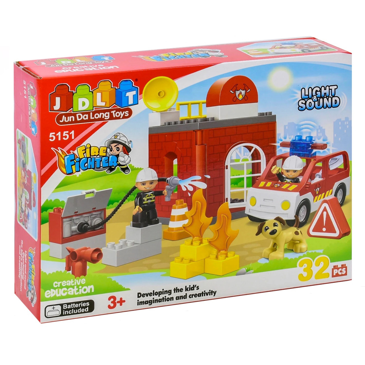 Конструктор "Пожежна станція" JDLT (32 деталі) арт. 5151 (ID#1726983708), цена: 807 ₴, купить на ...