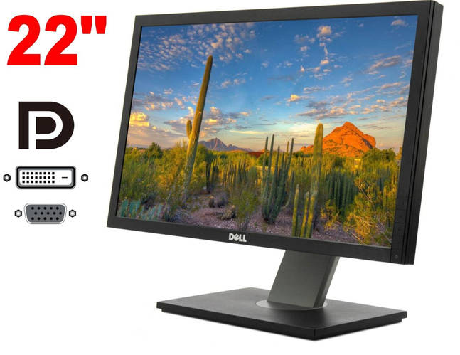 Монитор Dell UltraSharp U2211H / 22" (1920x1080) IPS / 1x DVI, 1x VGA ...
