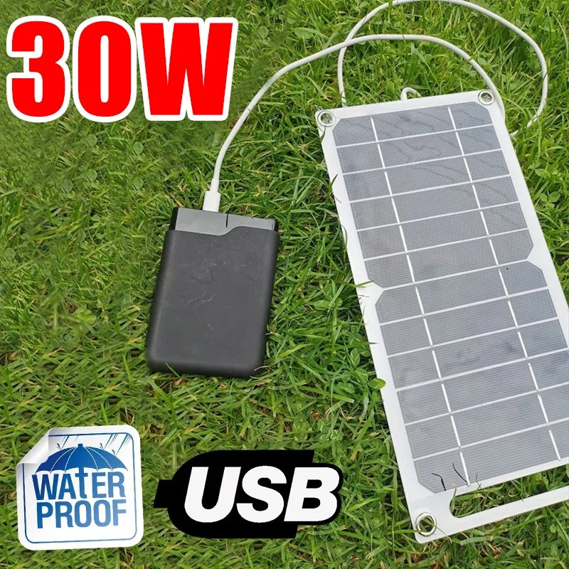 Солнечная панель 30w батарея для зарядки телефона планшета часов цена