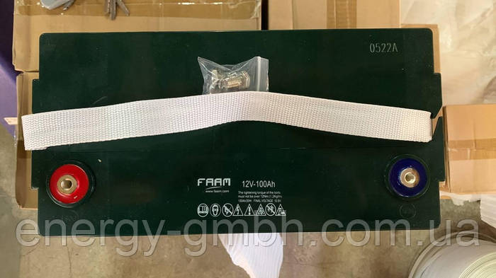 Купить Аккумуляторная батарея FAAM серии FLL12-100, цена 13363 ₴ — Prom ...