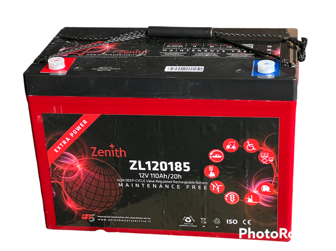 Аккумулятор для котлов и бесперебойника ZENIT ZL120185 12V 110Ah/20h ...