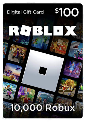 Roblox 100$ Gift Card | 10 000 Robux, цена: 4700 ₴, купить на Prom.ua