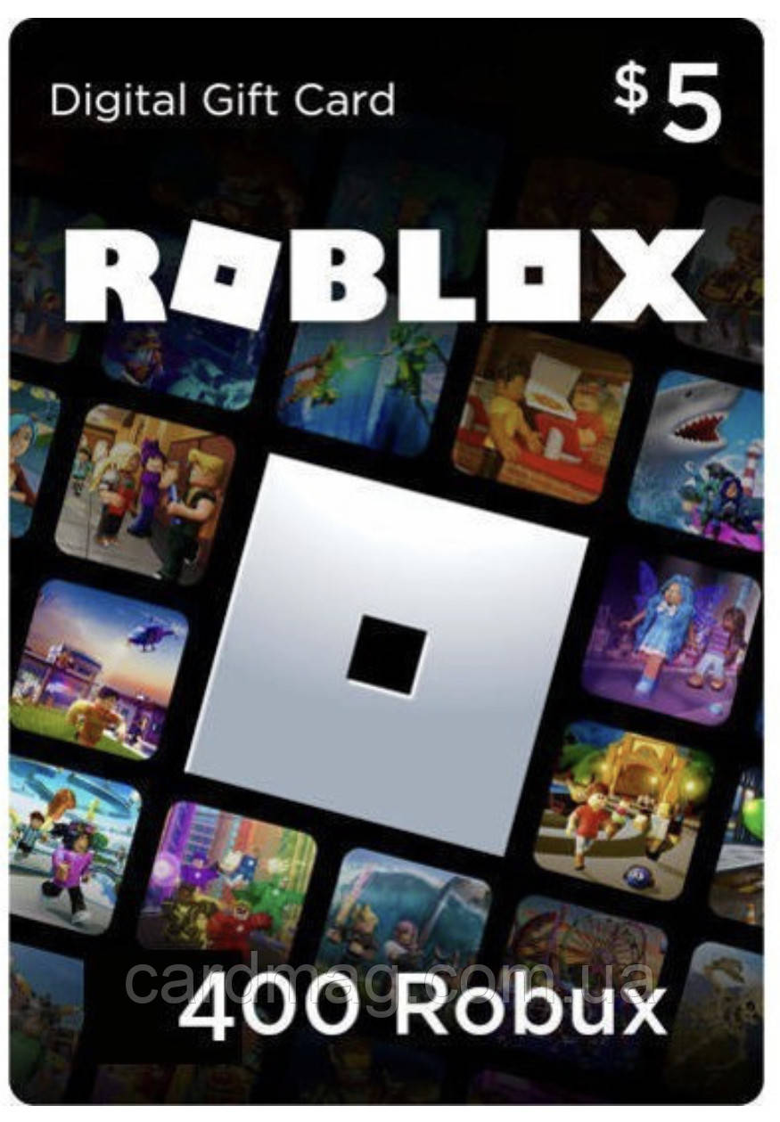 Roblox 5$ Gift Card | 400 Robux, цена: 400 ₴, купить на Prom.ua