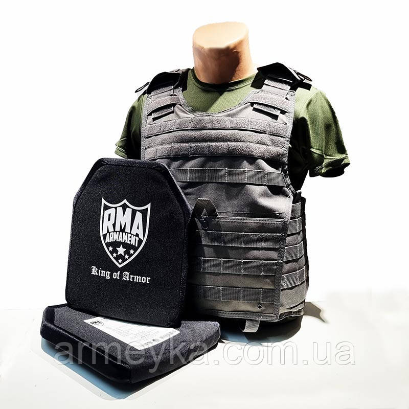 Бронежилет, RMA Level NIJ IV (6-й клас захисту), чорний, кераміка, США ...
