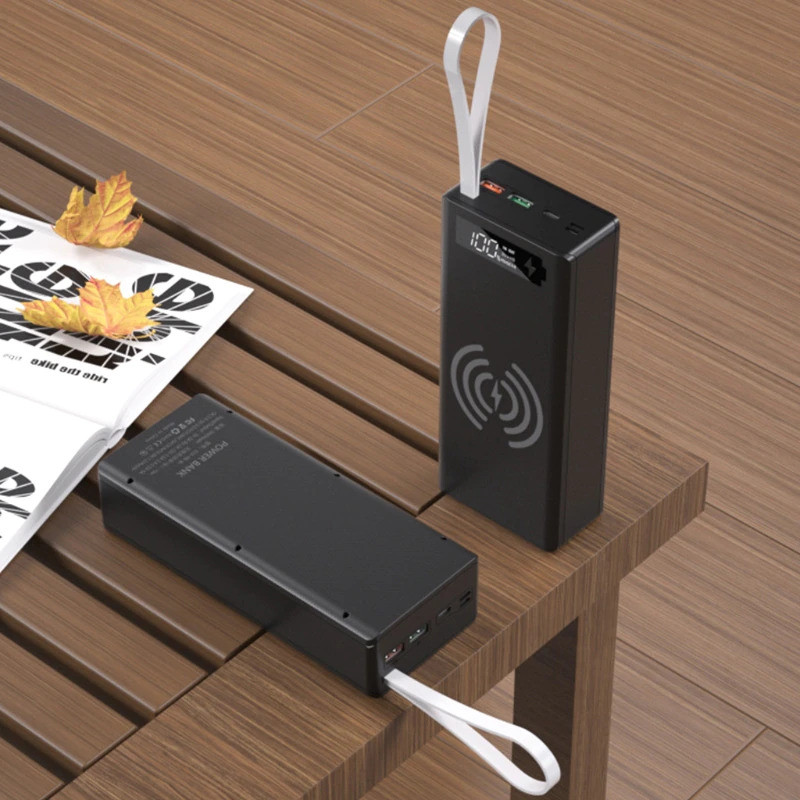 Корпус Power Bank на 14*18650 бездротова швидка зарядка QC3.0 PD3.0 USB ...