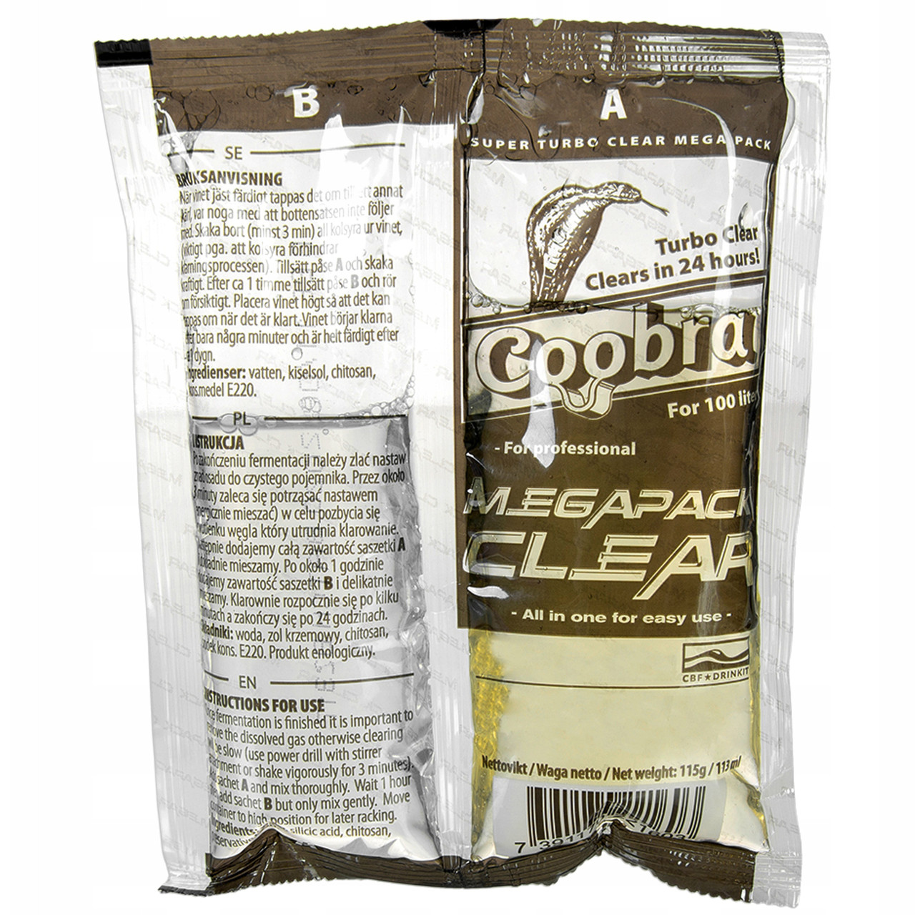 Coobra Засіб для освітлення та оклейки Turbo Clear Mega Pack 100l (ID ...