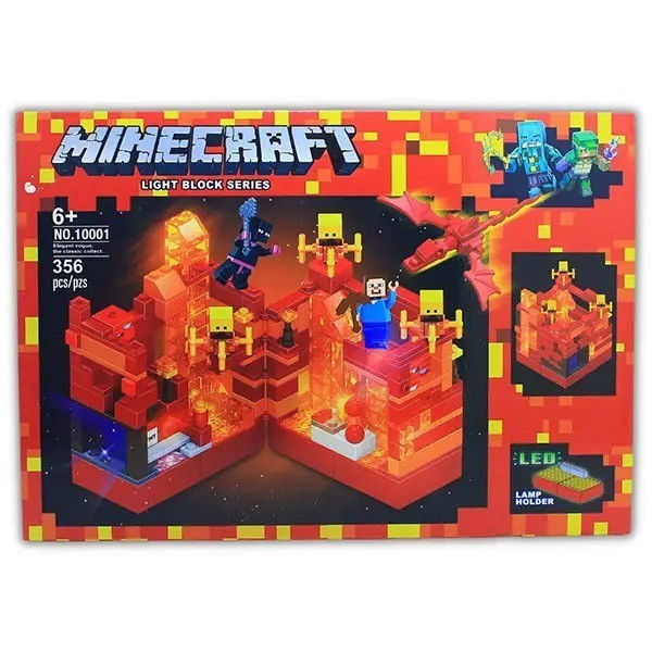 Майнкрафт Конструктор для Мальчика Светящийся " Minecraft Подземелье ...