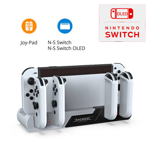 Купить Зарядная станция DOBE подставка для четырех джойстиков NS Joy-Con, док станции NS и ...