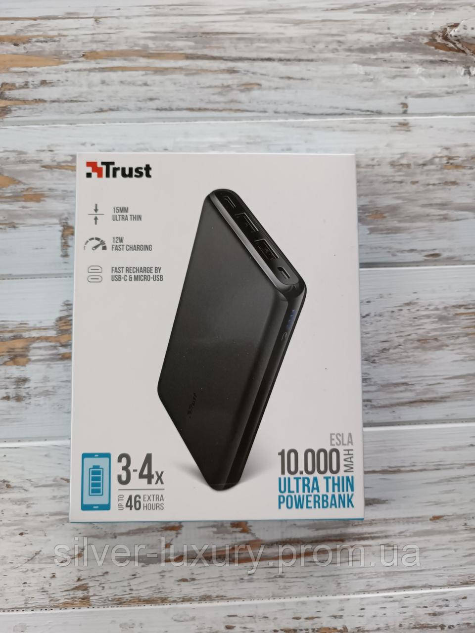 Повербанк Power Bank Trust 10000 Ultra Thin — Купить Недорого на Bigl ...
