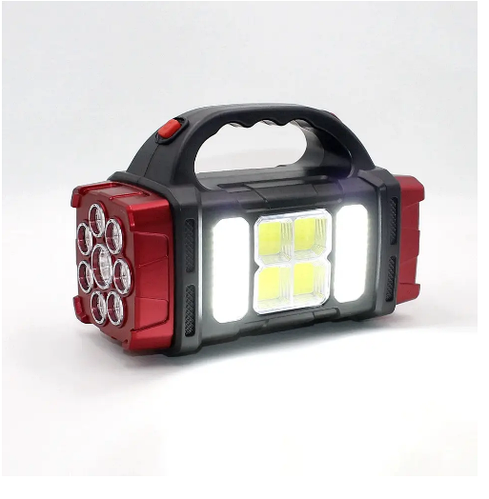 Светодиодный ручной фонарь на солнечной батарее с аккумулятором LED ...