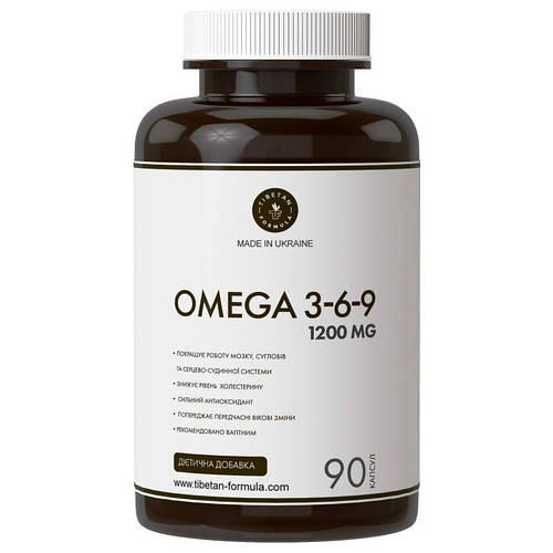 Купить Омега 3-6-9 комплекс Omega 3-6-9 1200 мг 90 капсул Тибетская ...