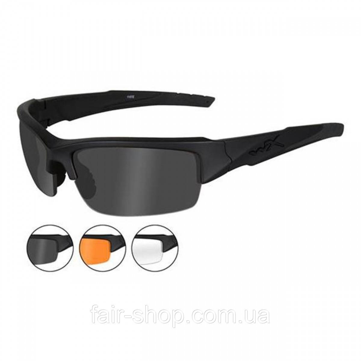 Очки для Стрельбы Wiley X Valor Matte Black (frame) - Smoke Gray ...