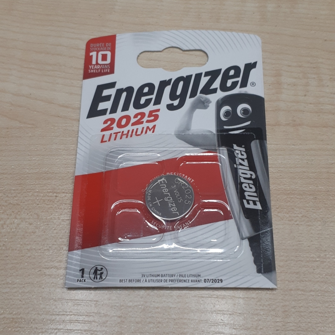 Купить Дискова батарейка ENERGIZER Cell Lithium 3V CR2025, цена 64 грн ...