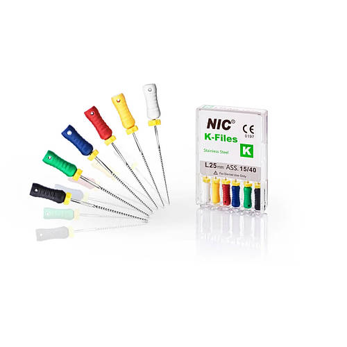 Файли K FILE (КX), 6 шт., Nic Superline 21 мм #08 (ID#1728320336), цена ...