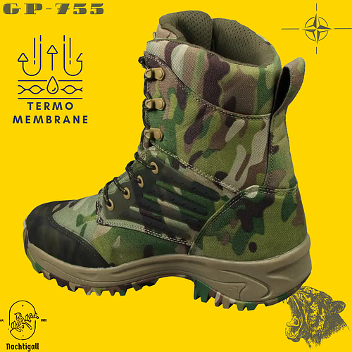 Берці тактичні Gepard Hunter TG-755 Зелені, черевики військові Gepard ...