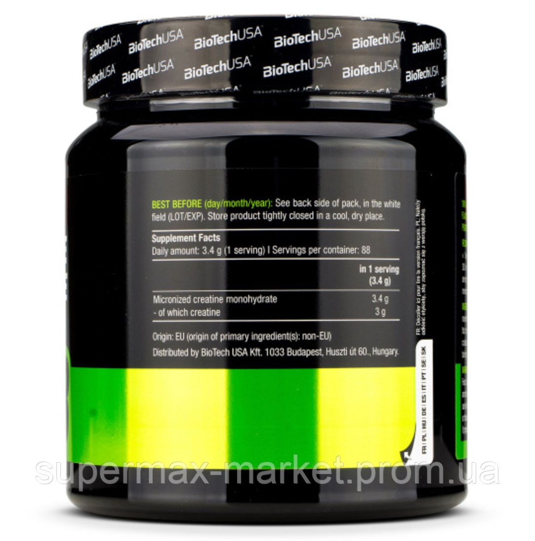 Креатин Biotech 100% Creatine Monohydrate 300 грамм Без вкуса (594501 ...