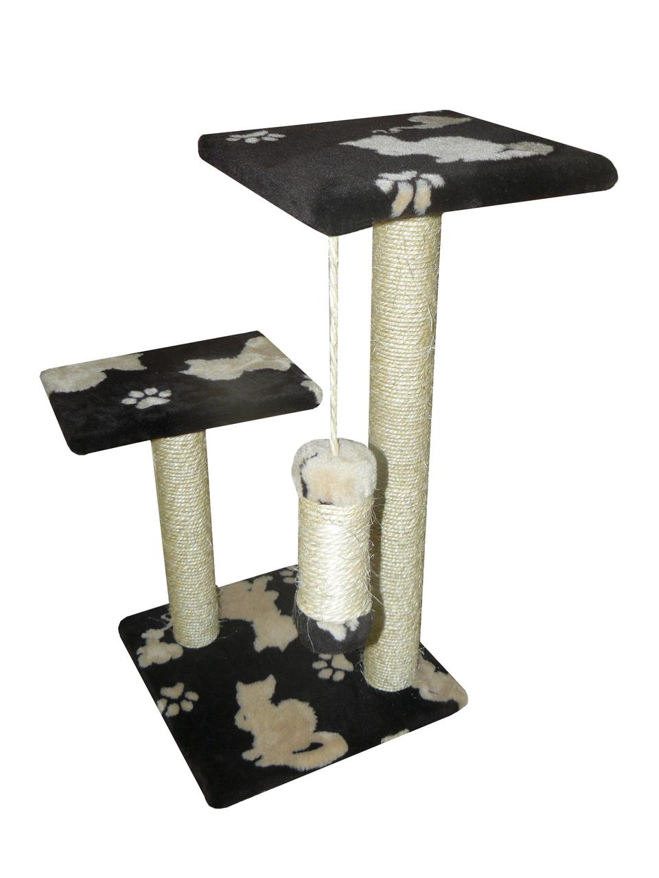 Когтеточка Фанкот Джут Альфа 37х37х76см Лапка — Купить Недорого на Bigl ...