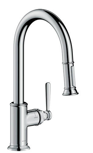 Смеситель Axor Montreux 180 для кухни с вытяжным изливом Chrome ...