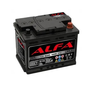 Аккумулятор ALFA 62Ah 560A (- +) (ID#1728662351), цена: 1725 ₴, купить ...