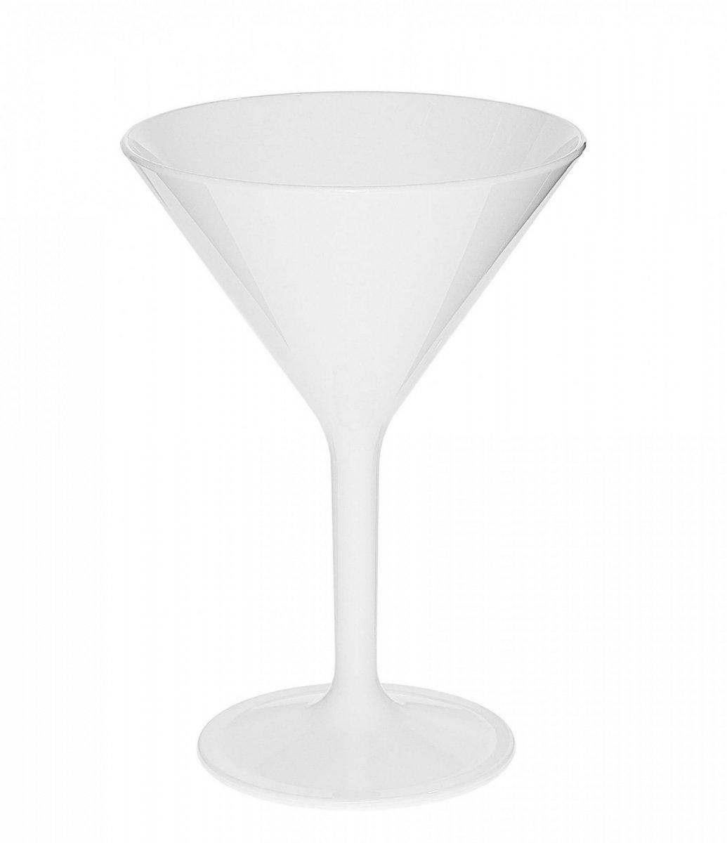 Келих для мартіні з полікарбонату білий 280 мл продаж ціна у Києві Келихи і фужери від Bb