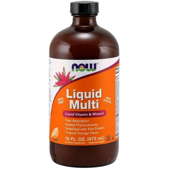 Мультиминеральный Комплекс NOW Foods Liquid Multi 473 Ml /32 Servings ...