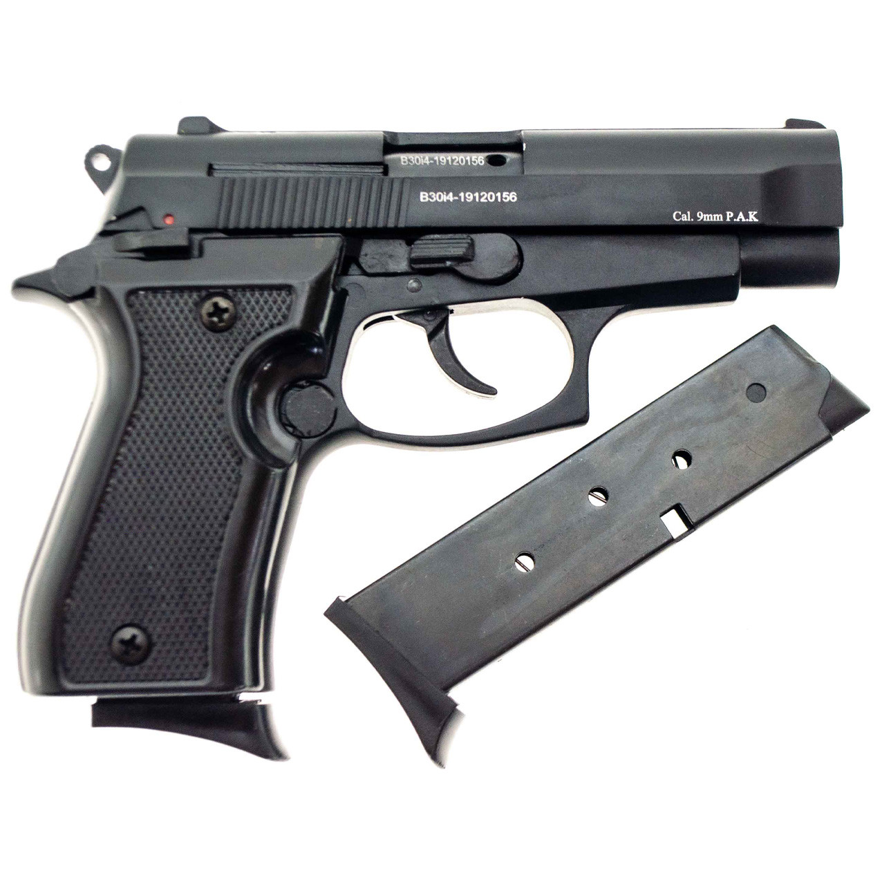 Пістолет сигнальний стартовий BLOW P29, 7+1/9 mm (Black/Black Grips ...