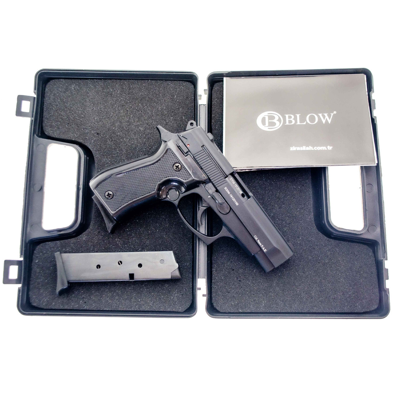 Пістолет сигнальний стартовий BLOW P29, 7+1/9 mm (Black/Black Grips ...