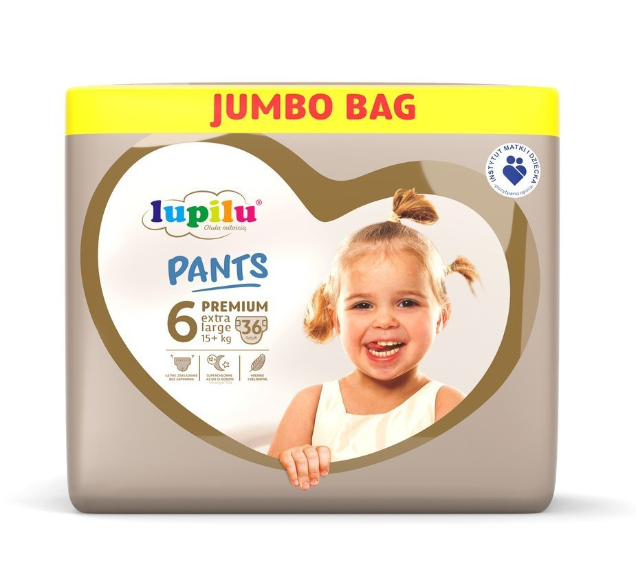 Підгузники - Трусики Lupilu Pantsy Premium Jumbo Bag 6 Extra Large 15 ...