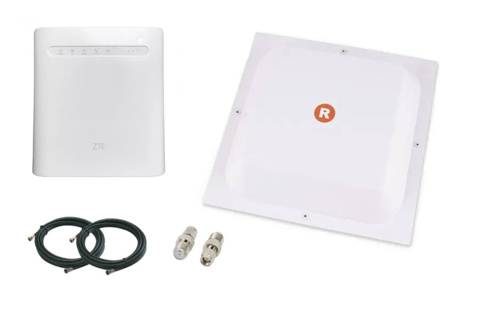 Купить 4G WiFi роутер ZTE MF286 с кабелем для работы от повербанка + 4G ...