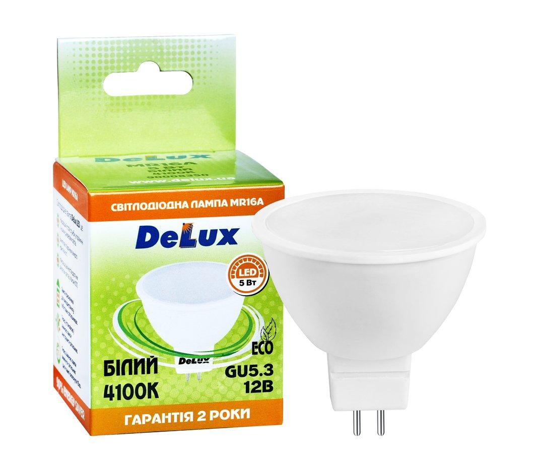 Купити LED лампа DELUX MR16A 5W GU5.3 4100K 12V 90008350 у Харкові ...