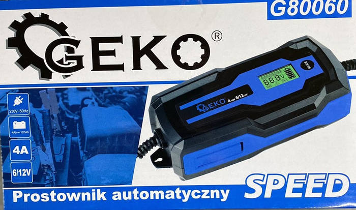 Купить Зарядное устройство импульсное Geko Poland 6/12V 4A (импульсное ...