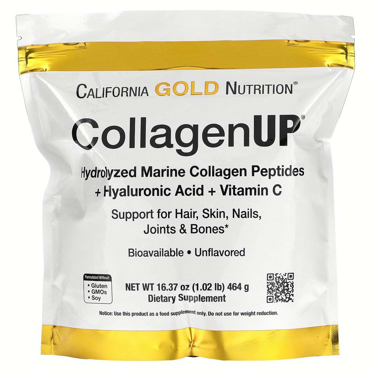 Рыбный коллаген, CollagenUP 5000, California Gold Nutrition, 464 г ...