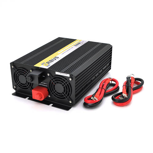 Купить Инвертор напряжения ORBUS ORMS2500 (2500Вт), 12/220V, approximated, 2 Shuko, 2 клемные ...