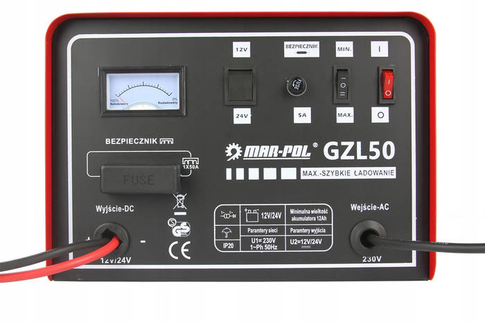 Купить Автомобильное зарядное устройство для Mar-Pol GZL-50 12V 24V 50A ...