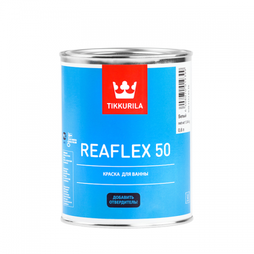 Tikkurila Reaflex 50 - двокомпонентна епоксидна фарба для ванни (Біла ...
