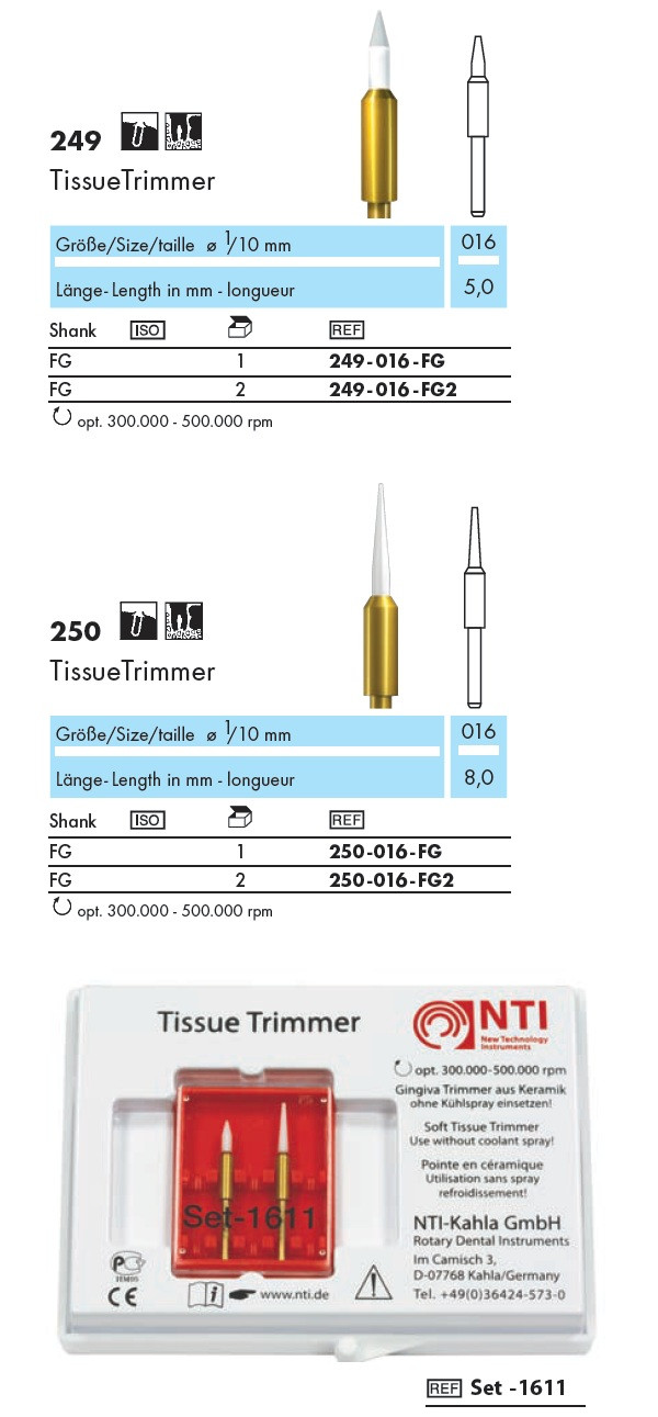 Купити Ясенної тример - TISSUE TRIMMER NTI 2 шт., ціна 4816 ₴ - Prom.ua ...