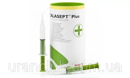 Calasept plus Каласепт (шприц 1,5 гр.)- чистий стерильний гідроксид ...