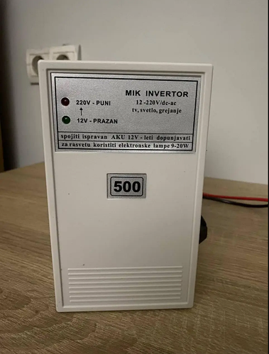 Купити ІНВЕРТЕР ПРЕБРАЗОВАНИЙ З ПРАВИЛЬНОЮ СИНУСОІДНОЮ MIK-500VA (300W ...