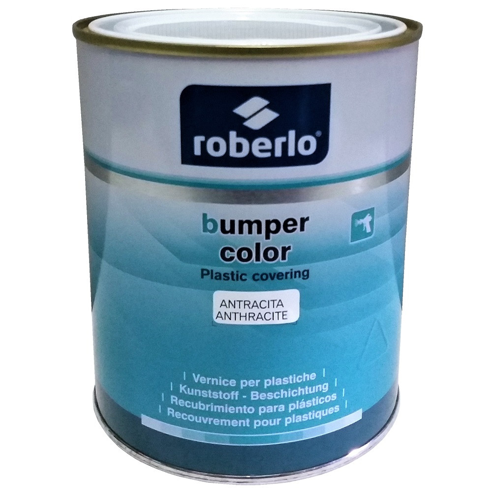 Структурна фарба для пластику антрацит матова Roberlo Anthracite 1K ...